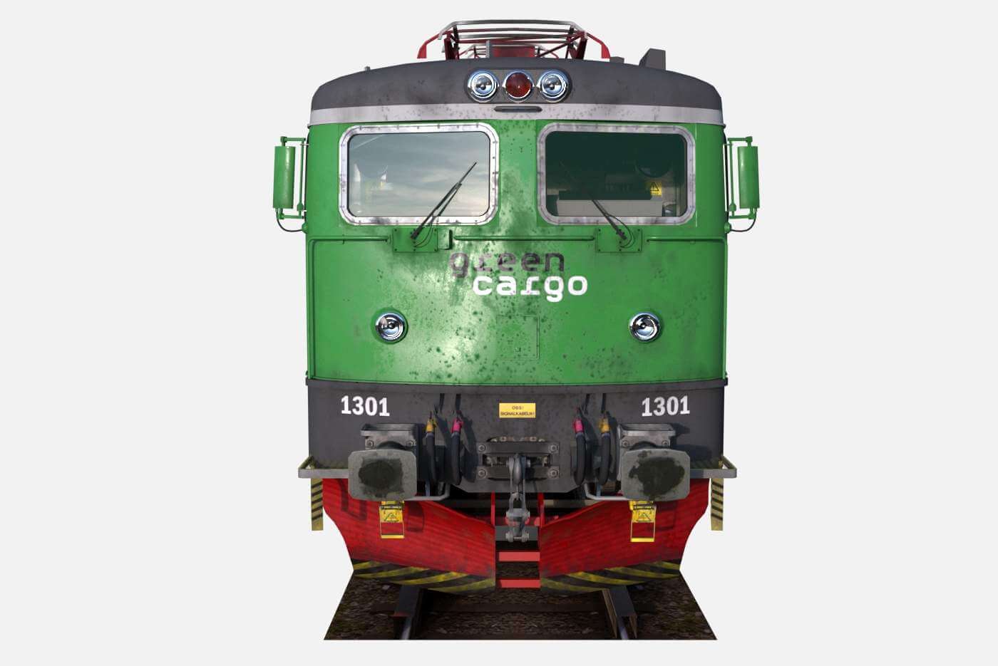 Swedish Electric Locomotive RC4 SJ - 3D Model by ProModels