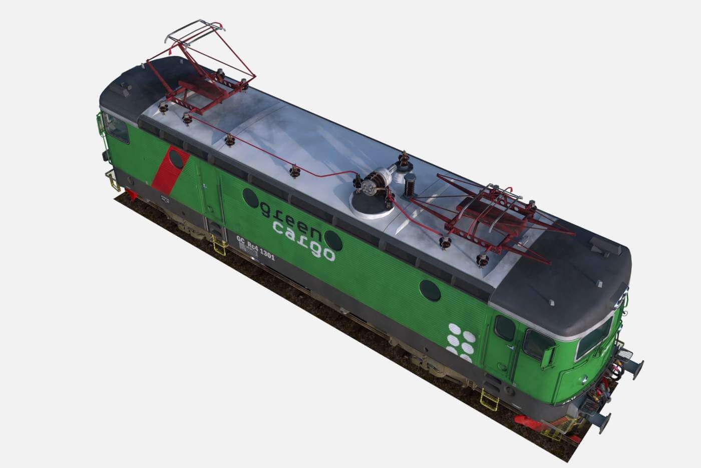 Swedish Electric Locomotive RC4 SJ - 3D Model by ProModels