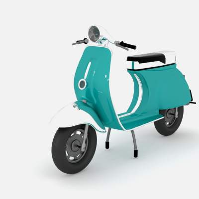 Scooter - 3D Model by proxy_flos