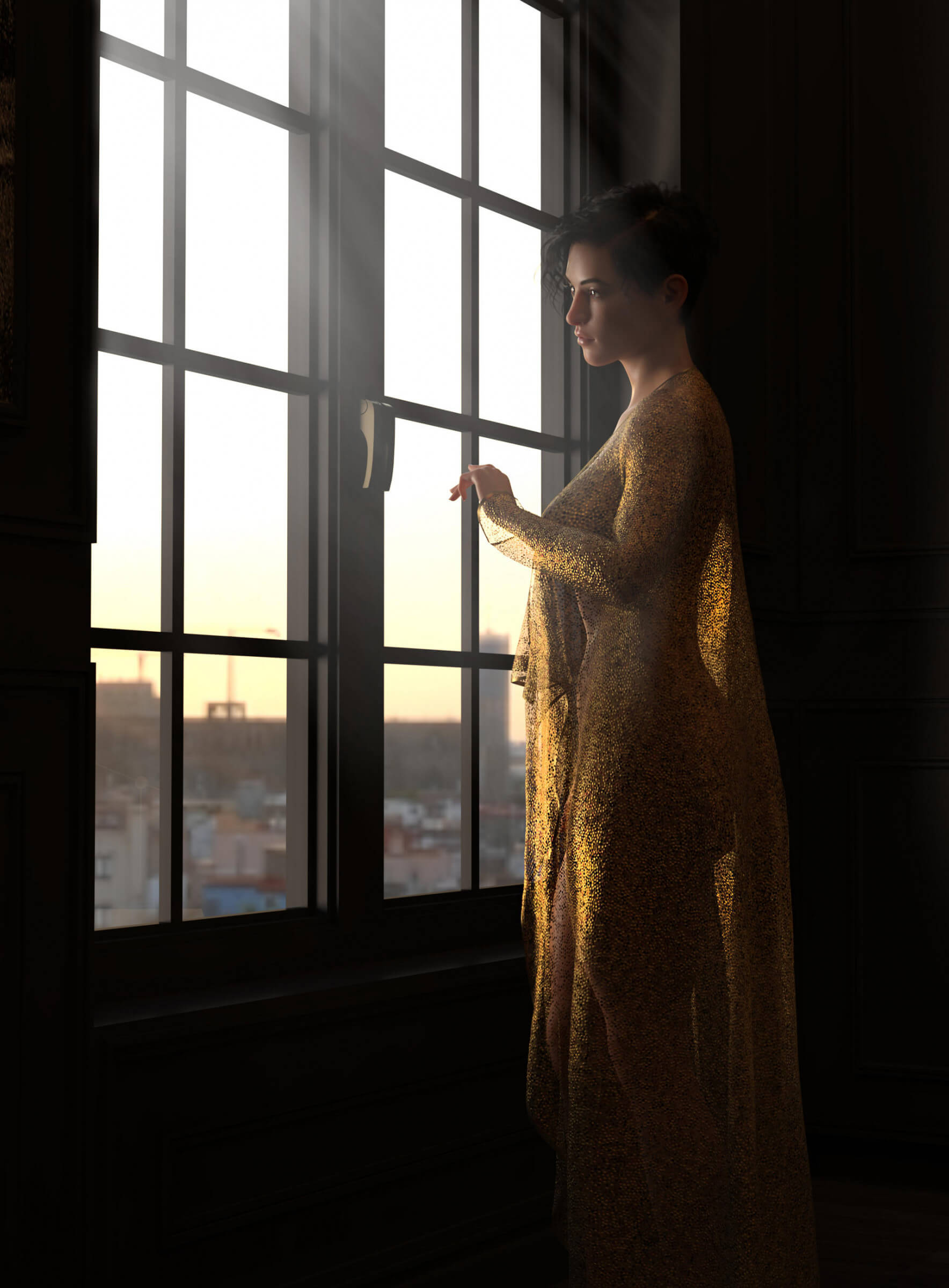 Maria 3D Render, Digital Art by psyco75