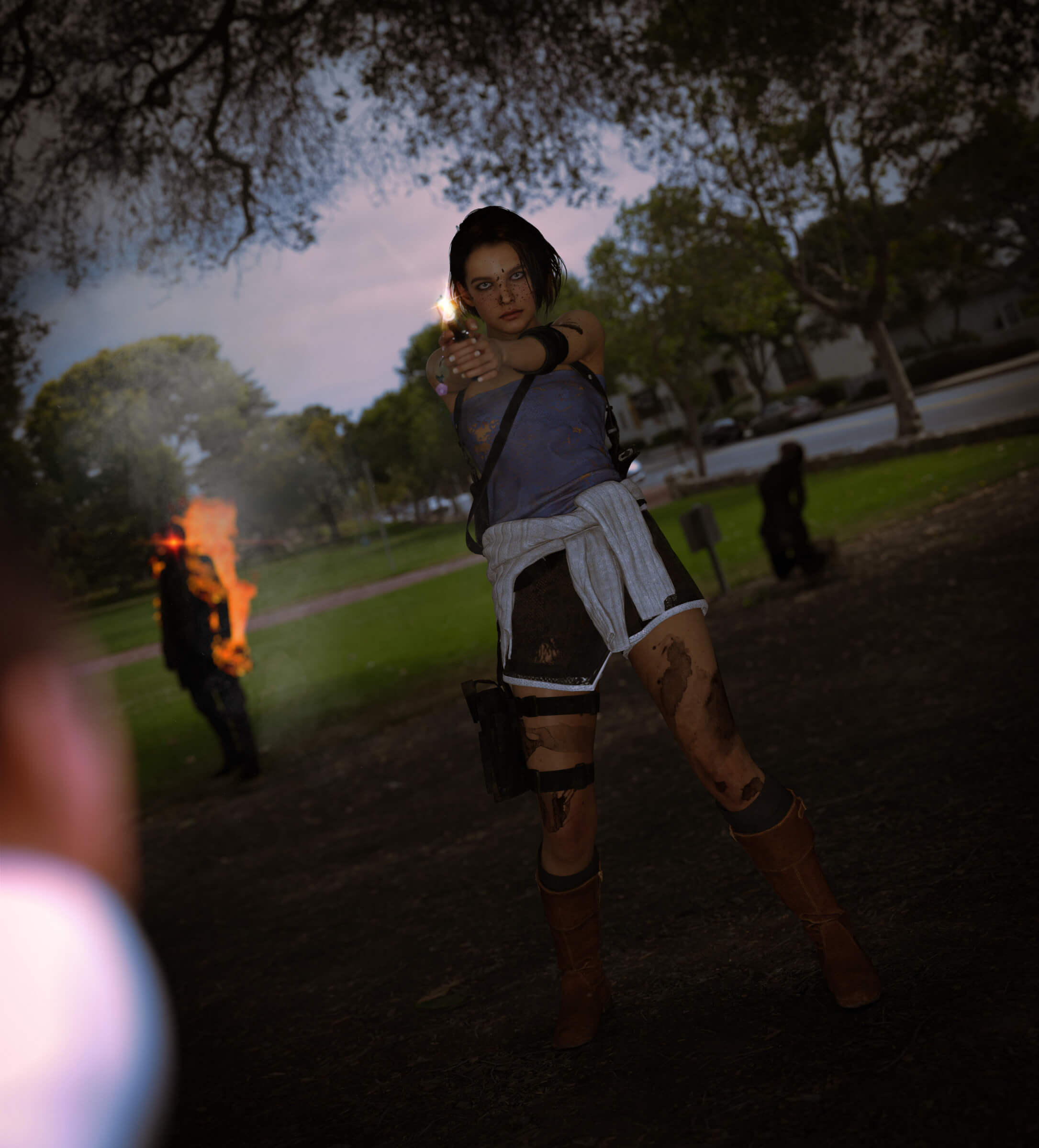 resident evil 3 3D Render, Digital Art by psyco75