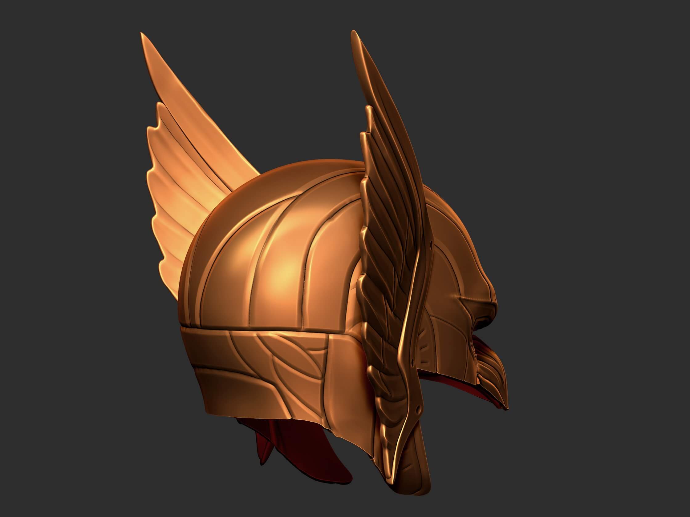 Hawkman Helmet DC Comic - 3D Model by pthofantastic