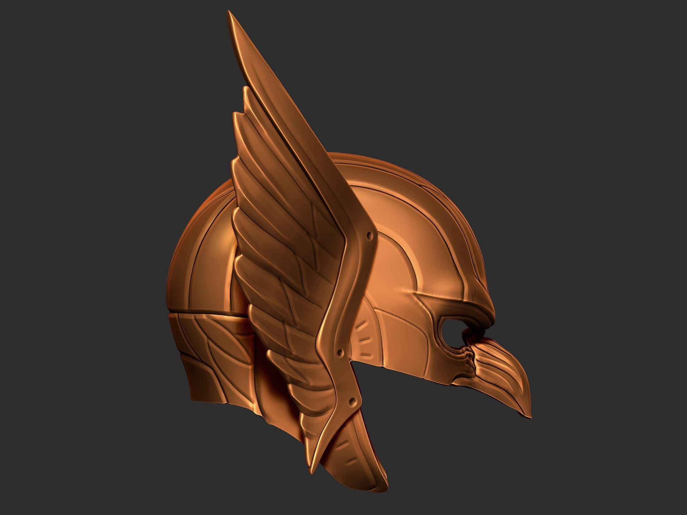 Hawkman Helmet DC Comic - 3D Model by pthofantastic