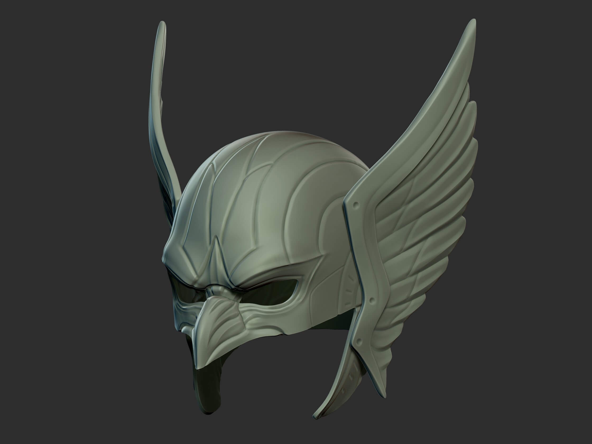 Hawkman Helmet DC Comic - 3D Model by pthofantastic