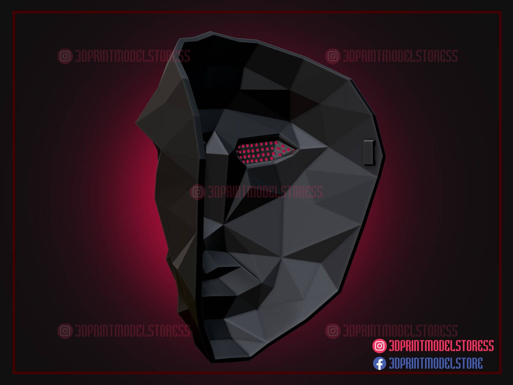 Squid Game Front Man Mask - 3D Model by pthofantastic