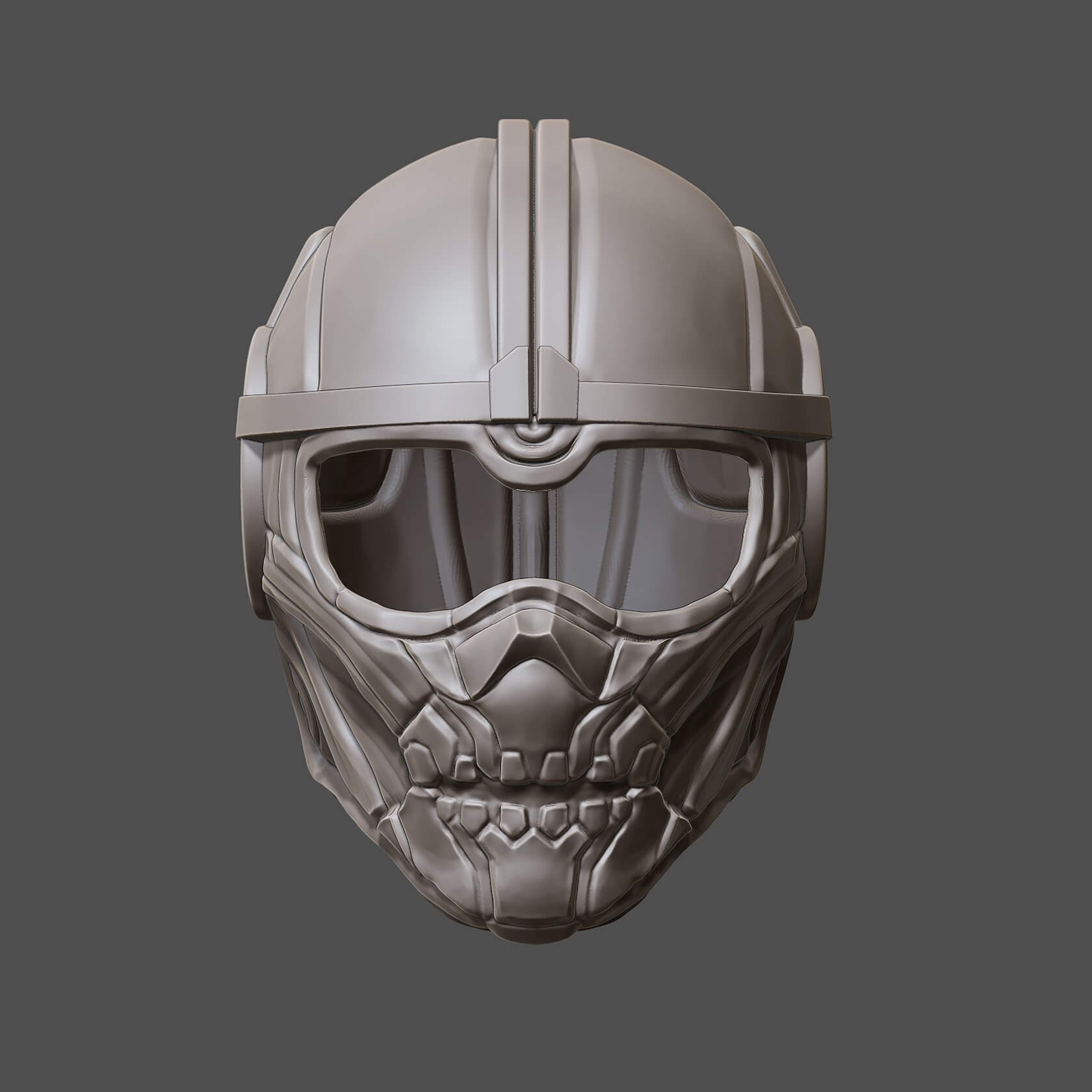 Taskmaster Mask from Marvel Black Widow - 3D Model by pthofantastic
