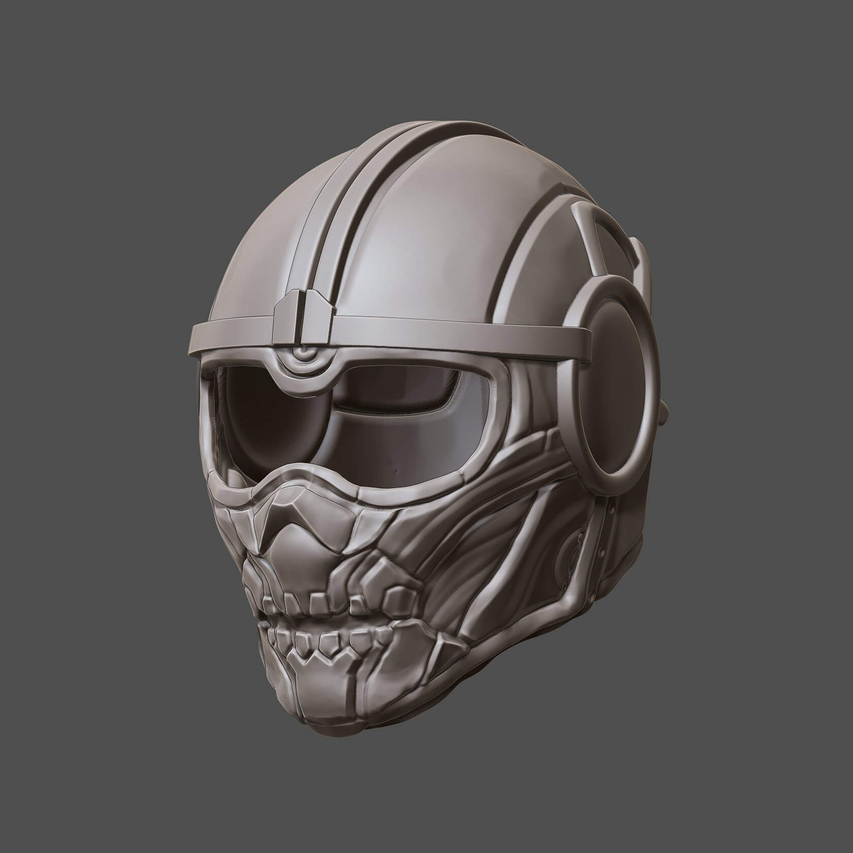 Taskmaster Mask from Marvel Black Widow - 3D Model by pthofantastic