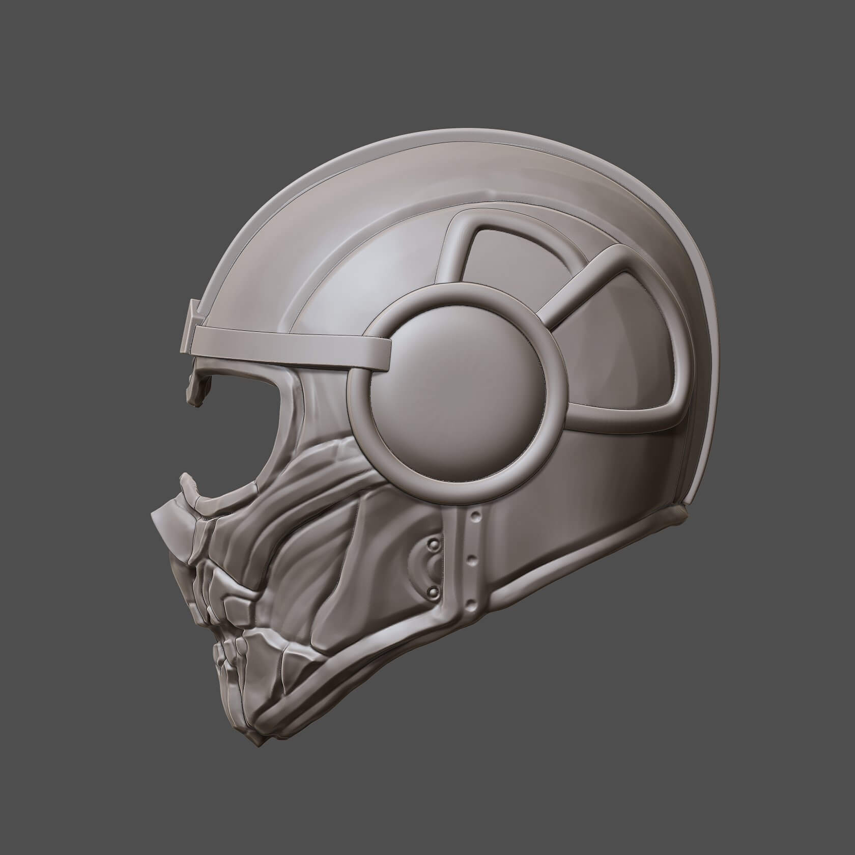 Taskmaster Mask from Marvel Black Widow - 3D Model by pthofantastic