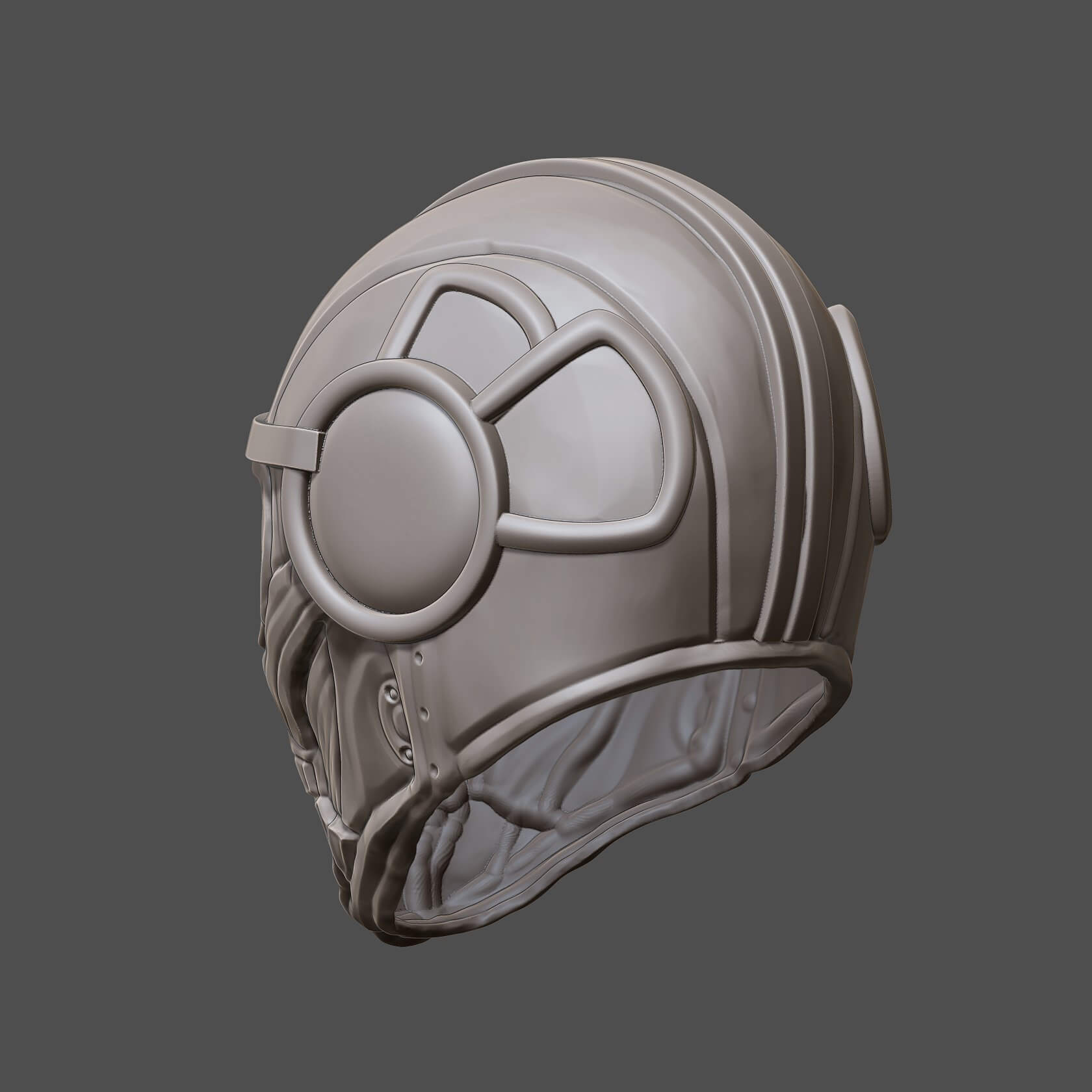 Taskmaster Mask from Marvel Black Widow - 3D Model by pthofantastic