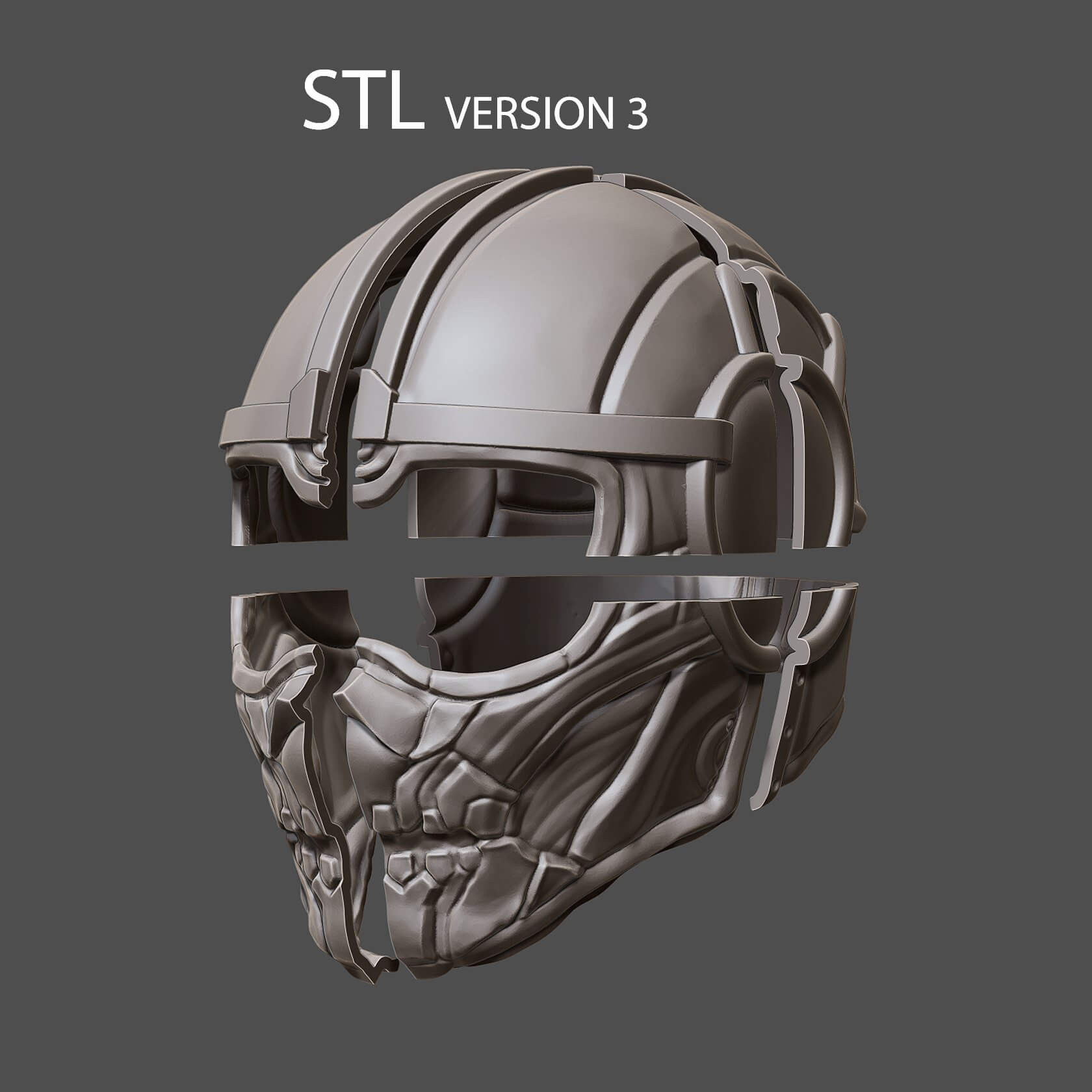 Taskmaster Mask from Marvel Black Widow - 3D Model by pthofantastic