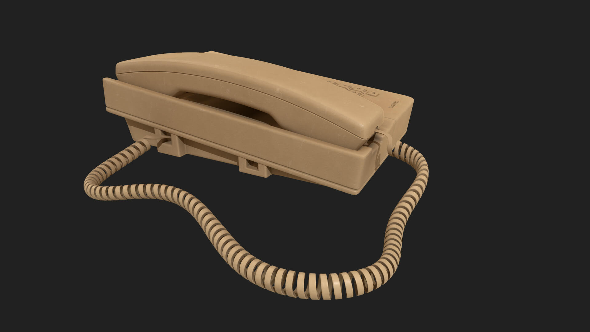 Classic Phone - 3D Model by PuerquitoMenor