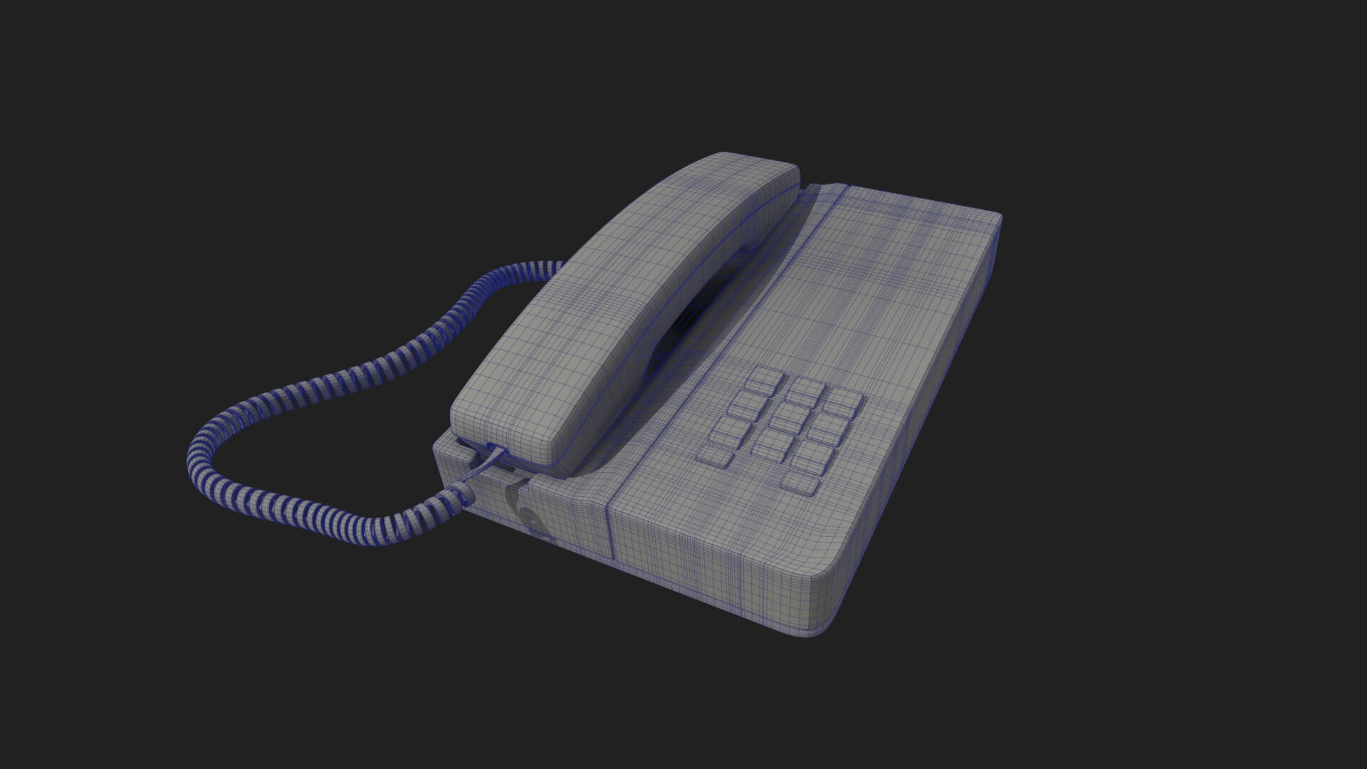Classic Phone - 3D Model by PuerquitoMenor