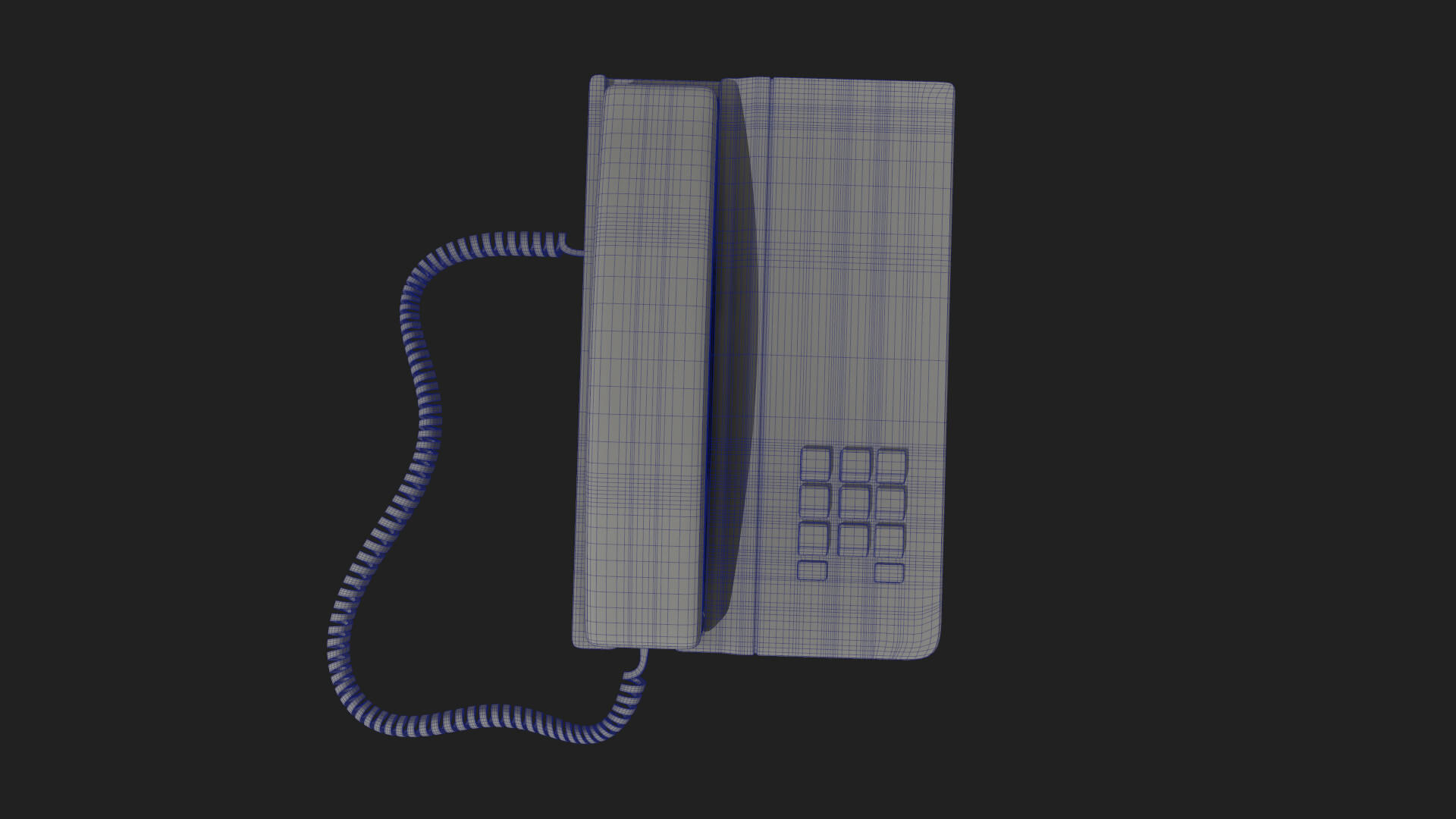 Classic Phone - 3D Model by PuerquitoMenor