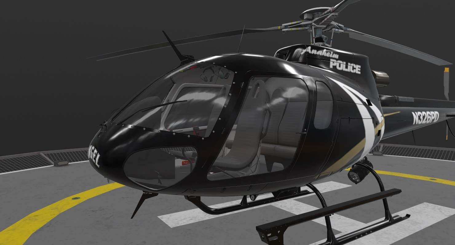 AS-350 Anaheim Police 3D Model by pukamakara