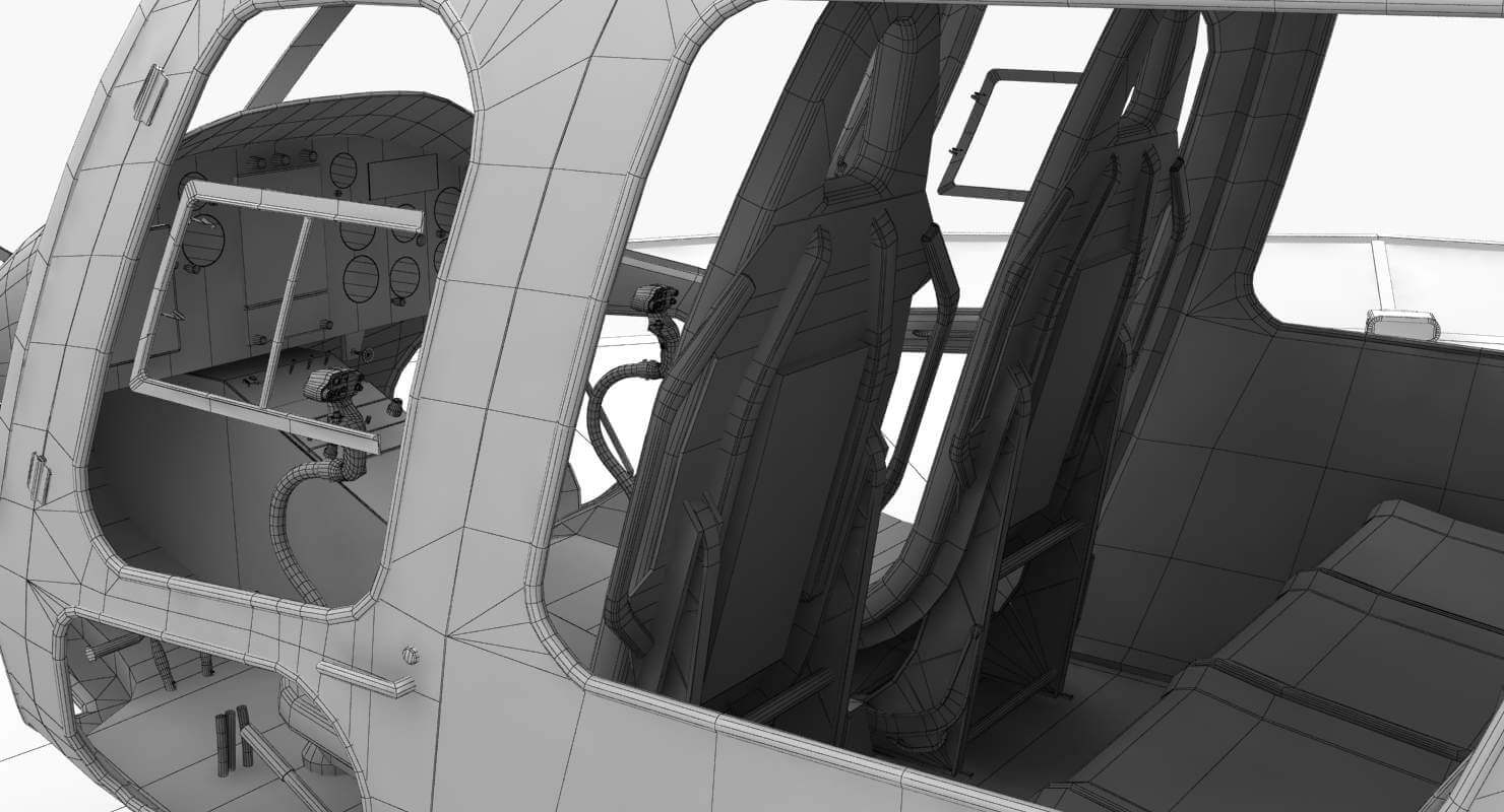 AS-350 California Highway Patrol 3D Model by pukamakara