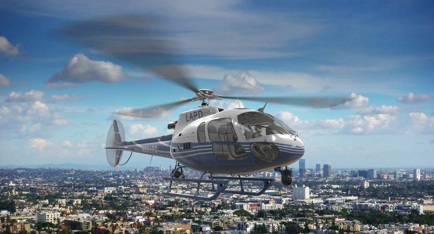 AS-350 LAPD 2 Animated 3D Model by pukamakara