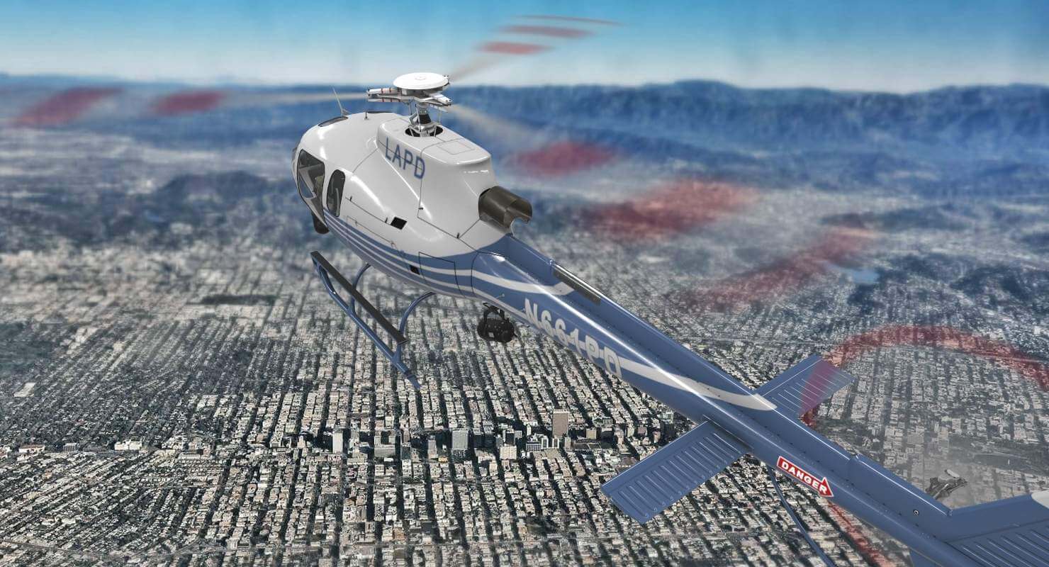 AS-350 LAPD 2 Animated 3D Model by pukamakara