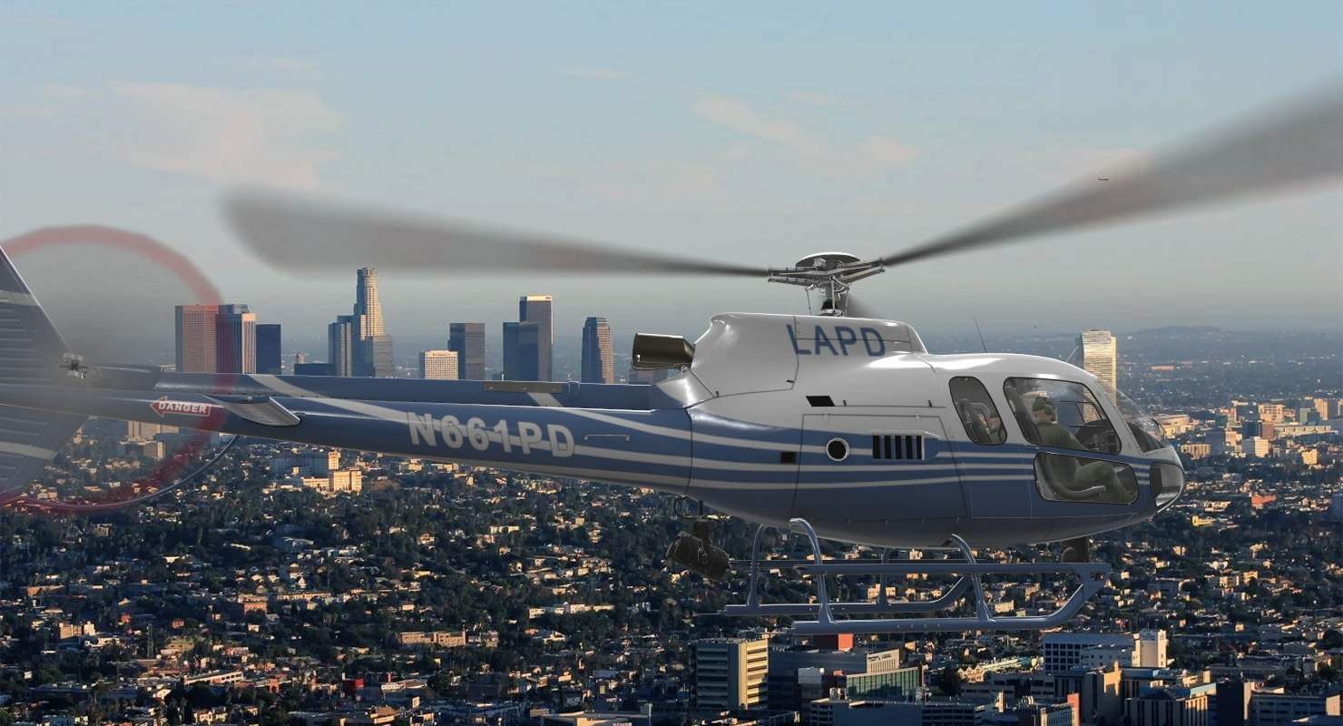 AS-350 LAPD 2 Animated 3D Model by pukamakara