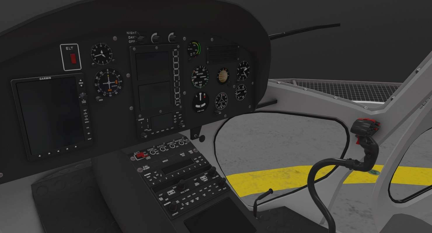 AS-350 LAPD 2 Animated 3D Model by pukamakara