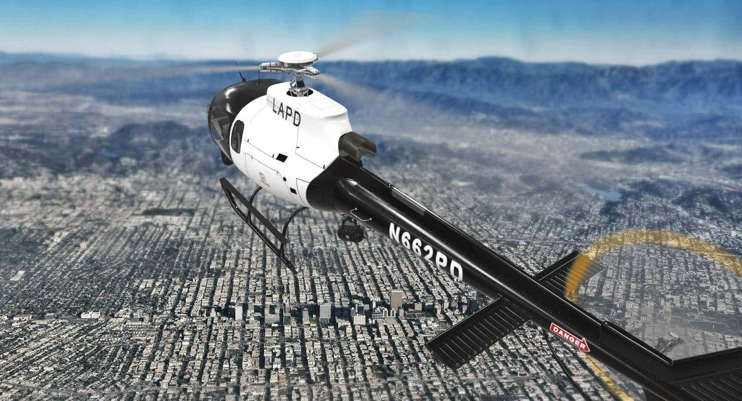 AS-350 LAPD Animated 3D Model by pukamakara