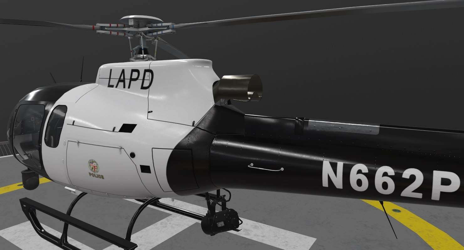 AS-350 LAPD 3D Model by pukamakara