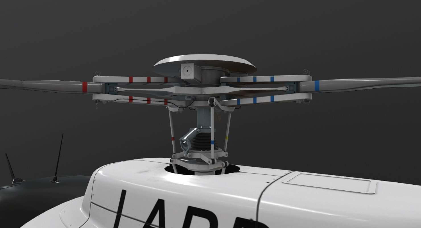 AS-350 LAPD 3D Model by pukamakara