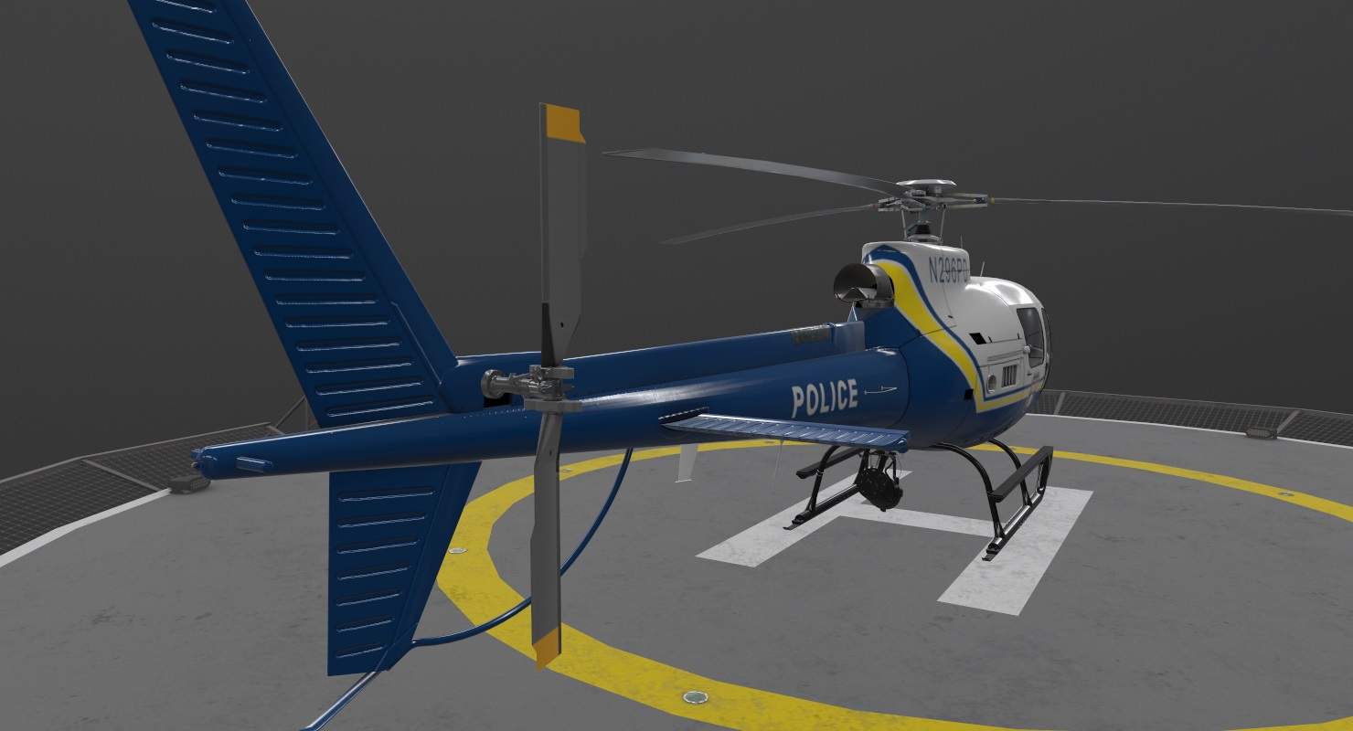 AS-350 Philadelphia Police 3D Model by pukamakara