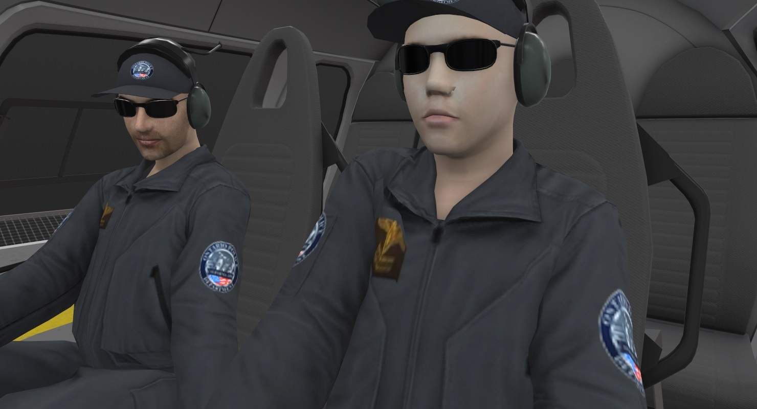 AS-350 US Customs and Border Protection Animated 3D Model by pukamakara