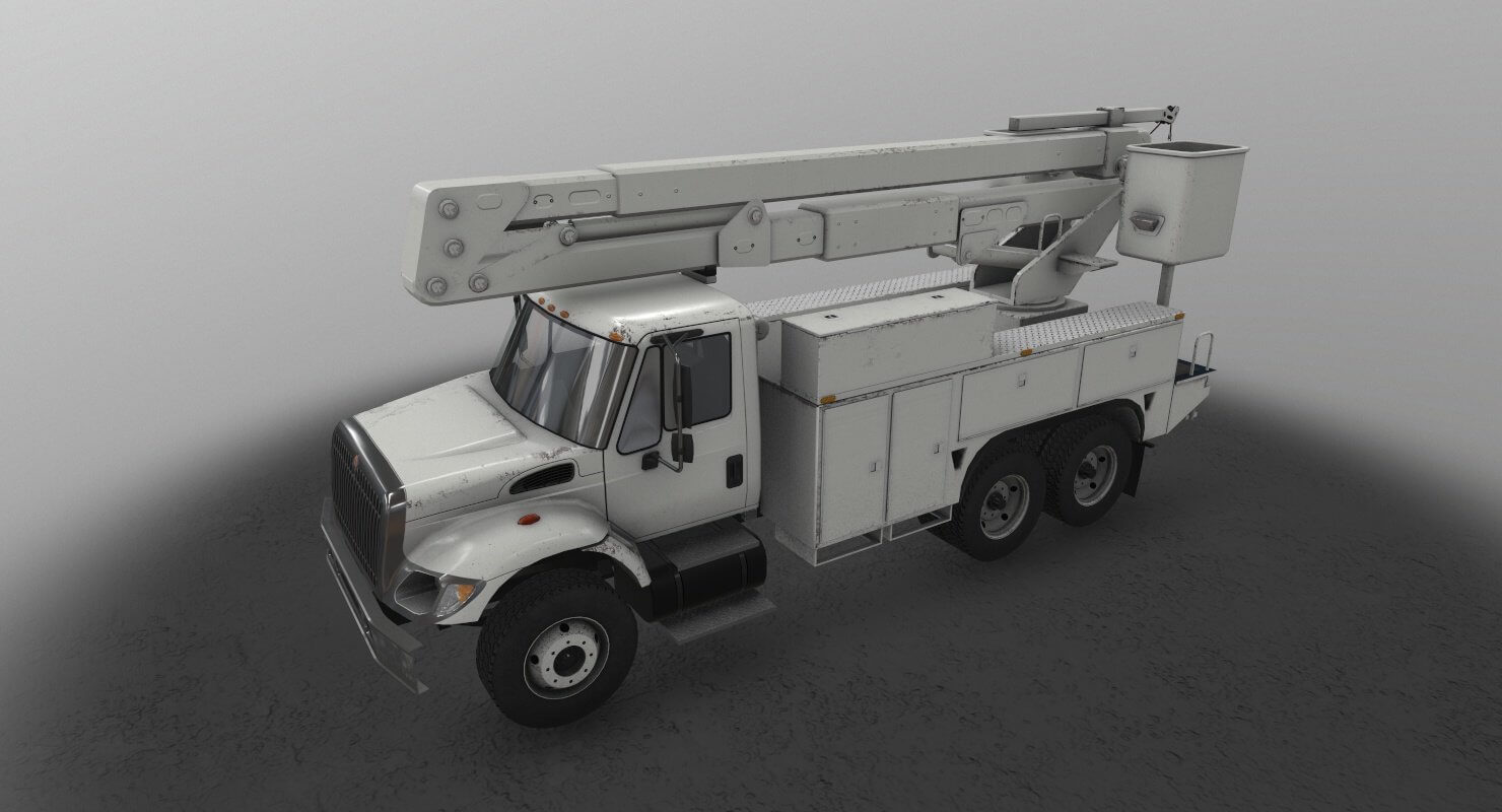 Bucket Truck - 3D Model by pukamakara