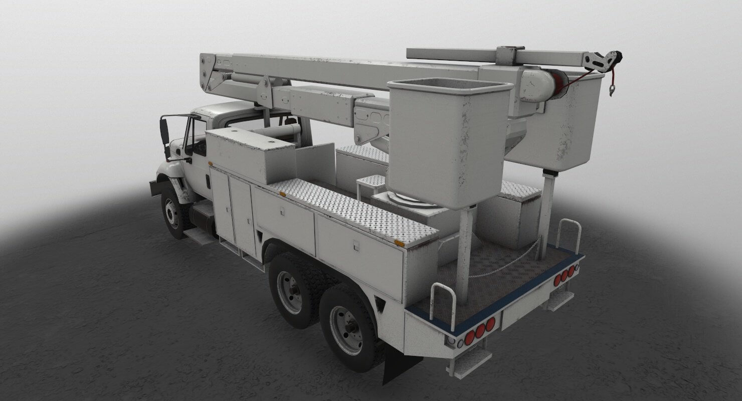 Bucket Truck - 3D Model by pukamakara