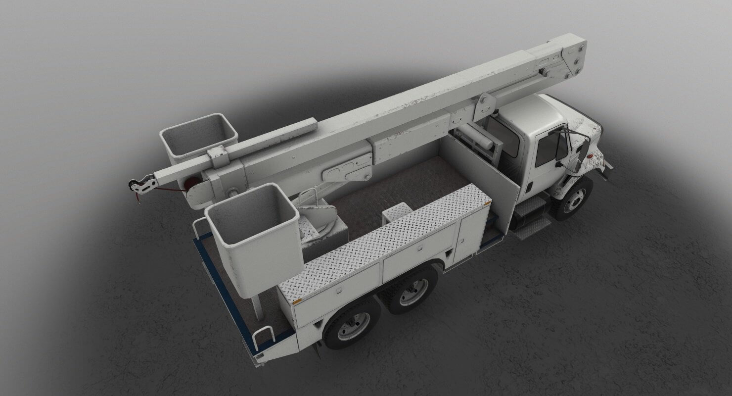 Bucket Truck - 3D Model by pukamakara