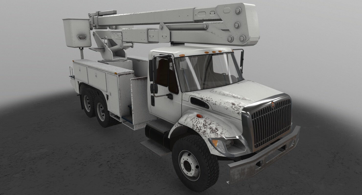 Bucket Truck - 3D Model by pukamakara