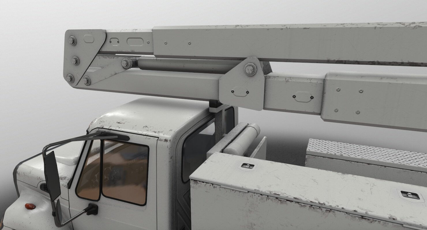 Bucket Truck - 3D Model by pukamakara