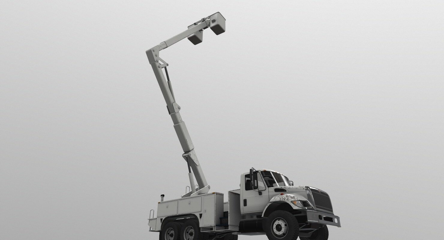 Bucket Truck - 3D Model by pukamakara