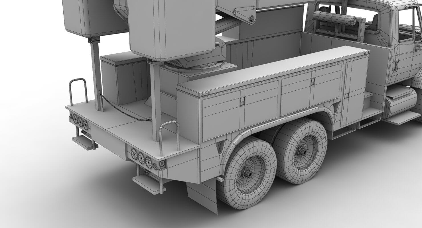 Bucket Truck - 3D Model by pukamakara