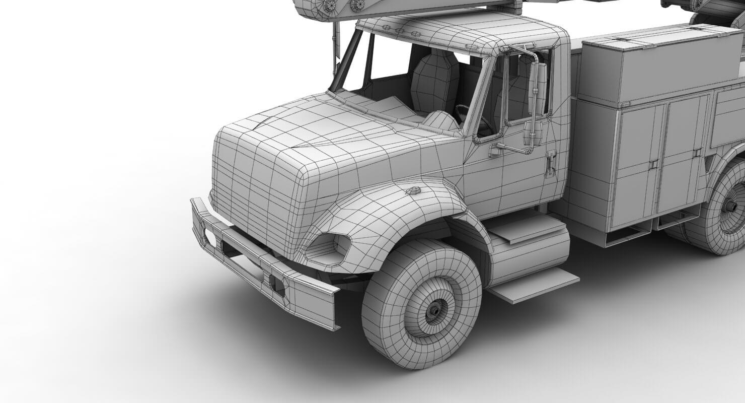 Bucket Truck - 3D Model by pukamakara