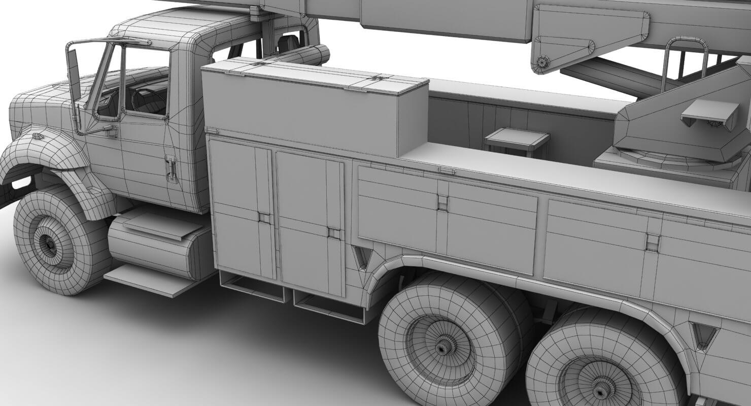 Bucket Truck - 3D Model by pukamakara