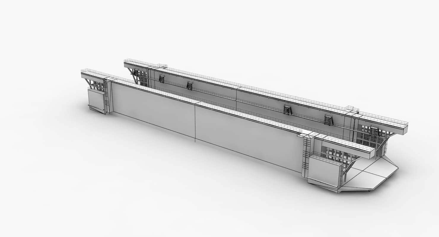 Floating Dock 1 - 3D Model by pukamakara