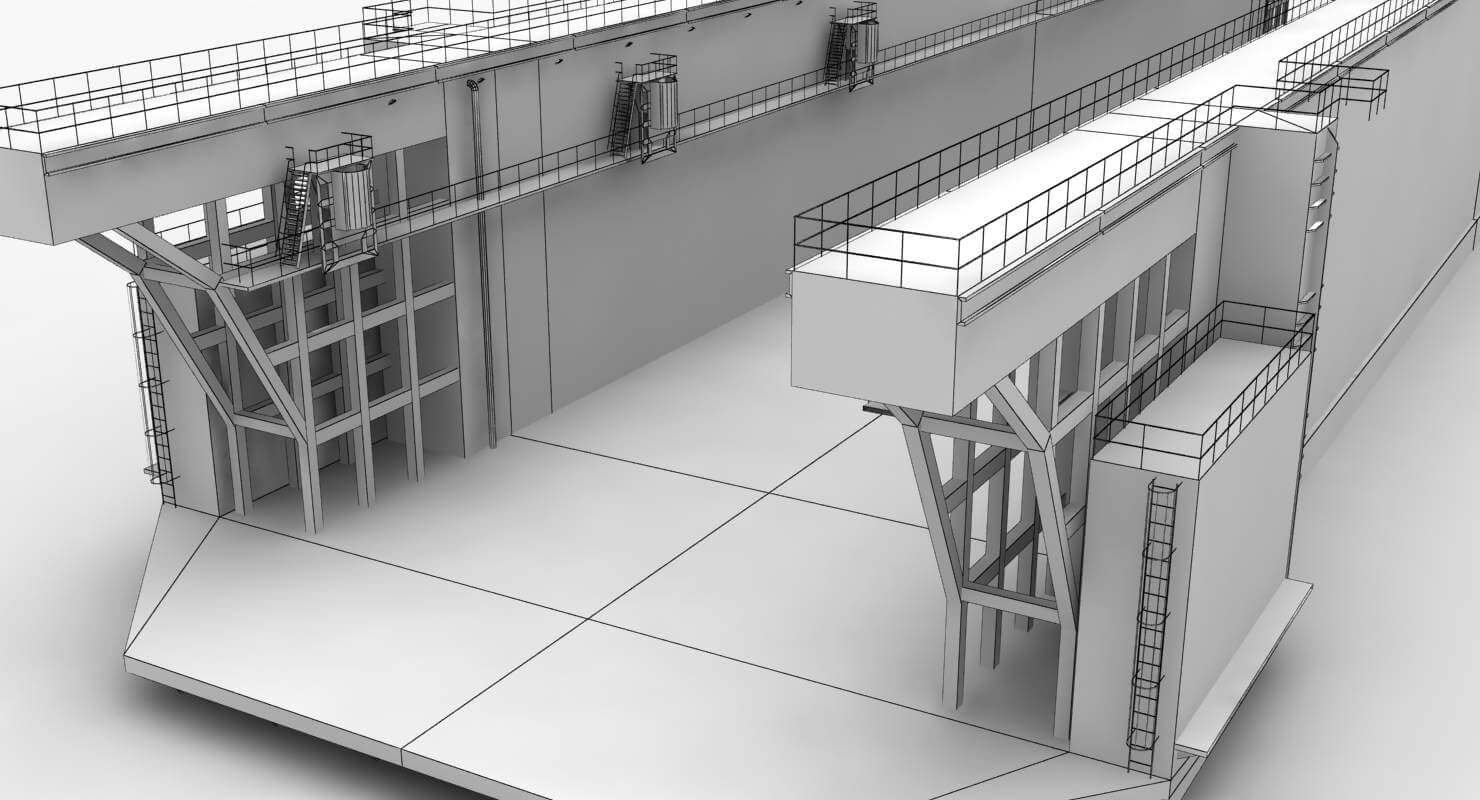 Floating Dock 1 - 3D Model by pukamakara