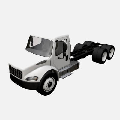 Freightliner M2 Chassis (326) - 3D Model by pukamakara