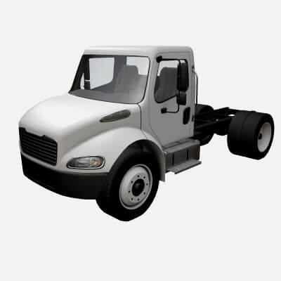 Freightliner M2 Chassis (327) - 3D Model by pukamakara