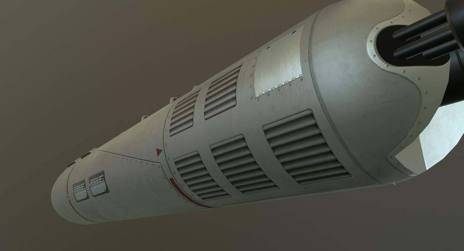 Gun Pod GUV-8700 3D Model by pukamakara