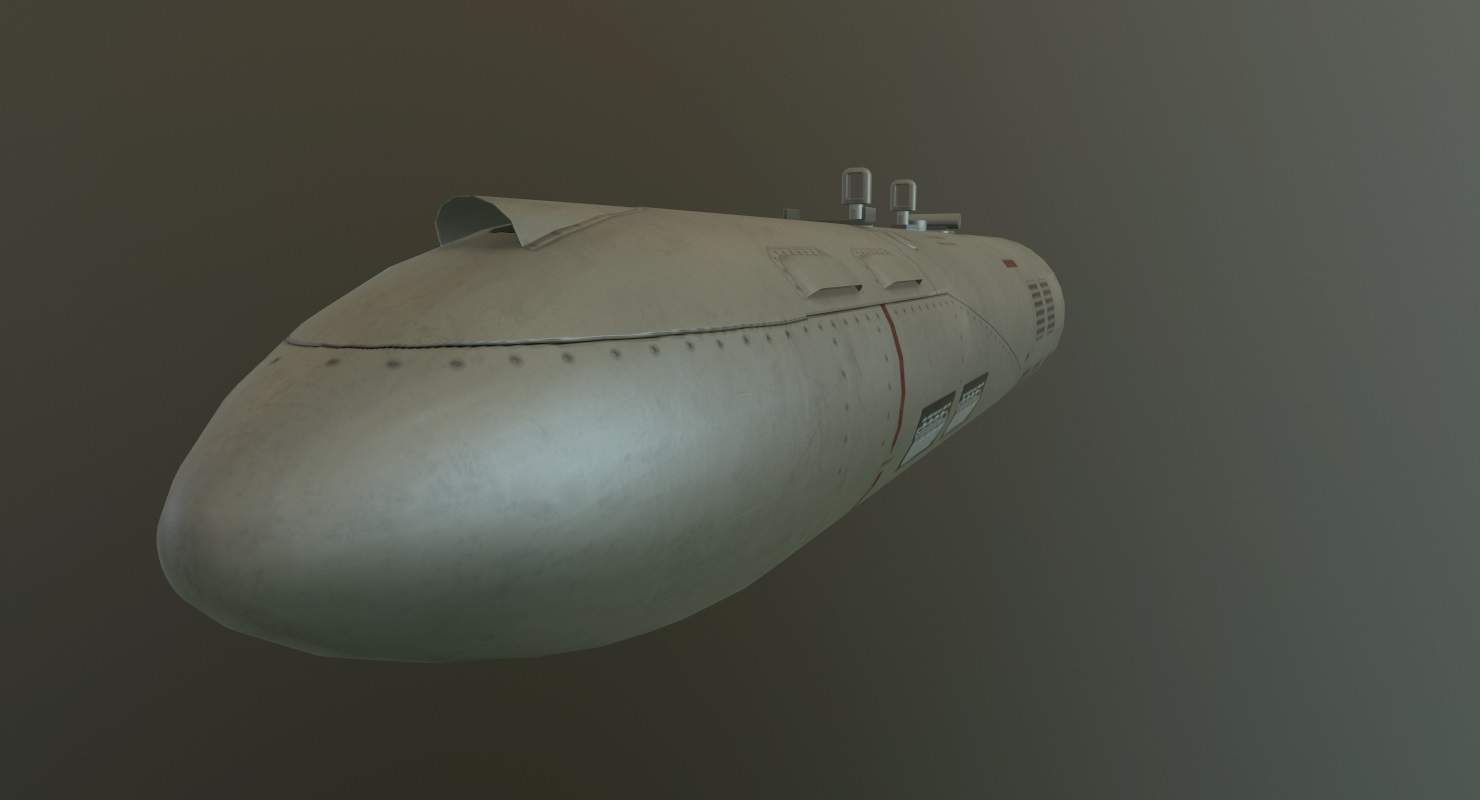 Gun Pod GUV-8700 3D Model by pukamakara