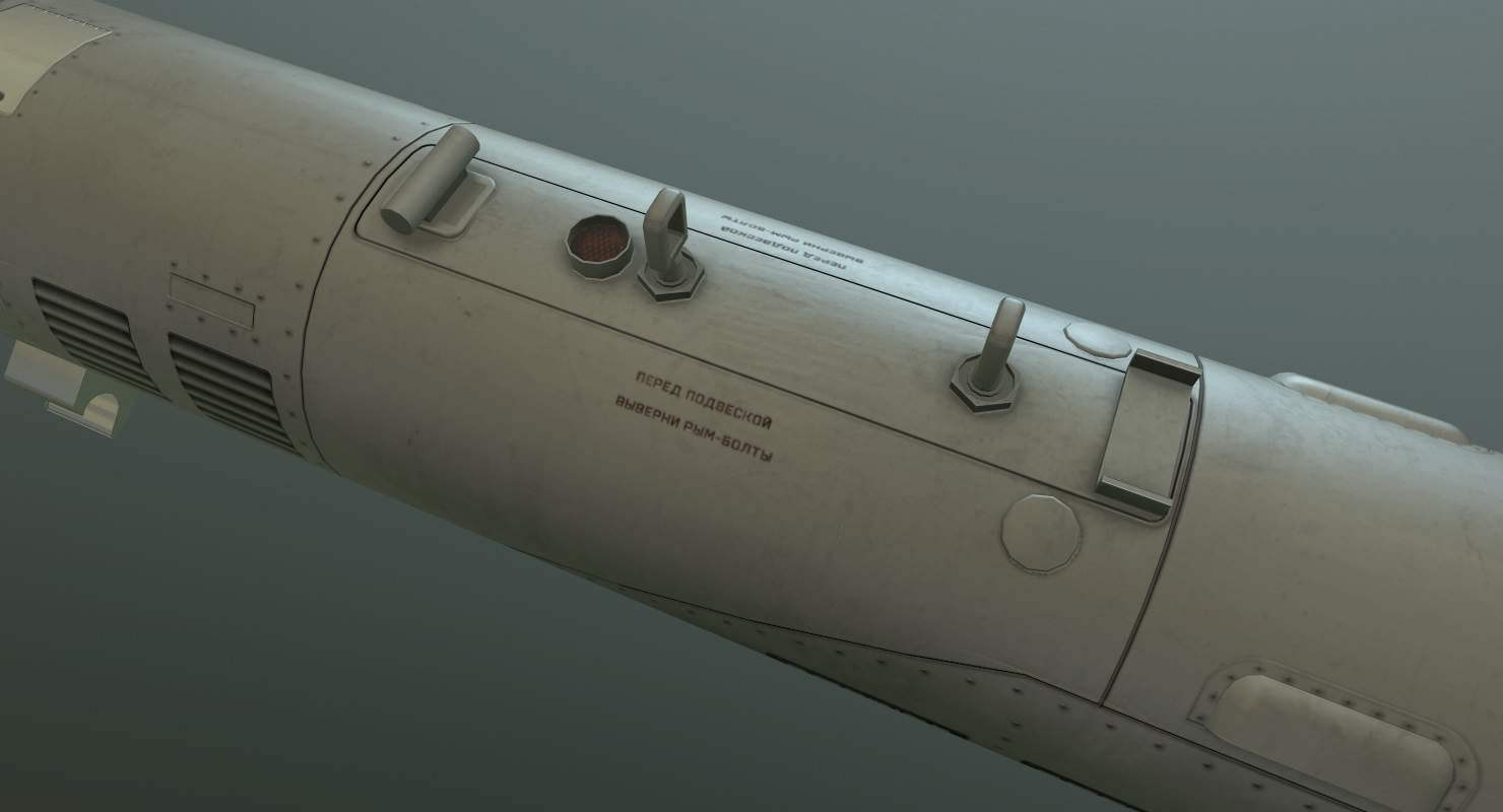 Gun Pod GUV-8700 3D Model by pukamakara