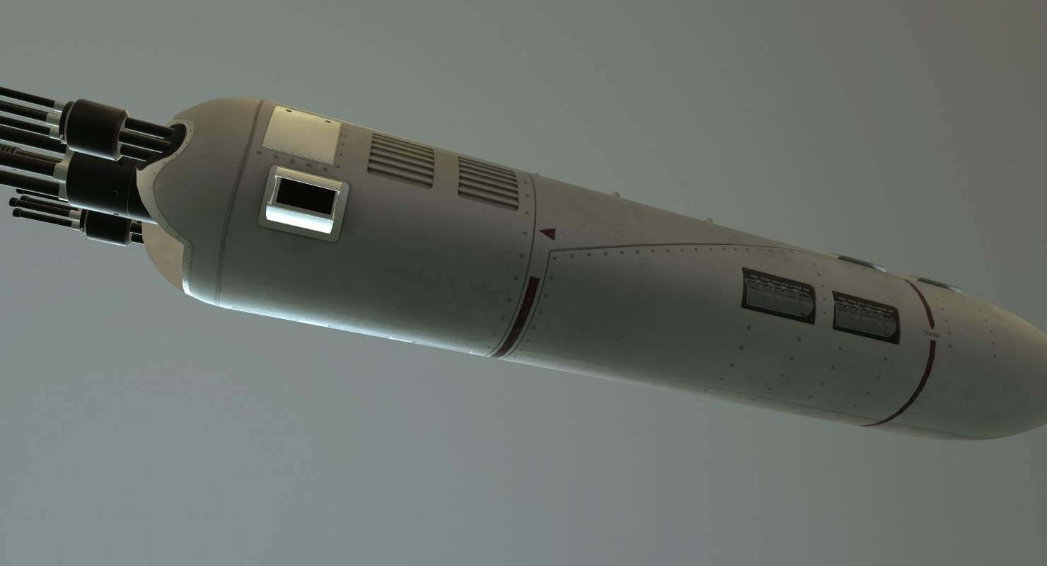 Gun Pod GUV-8700 3D Model by pukamakara