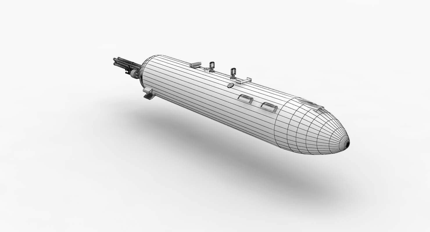 Gun Pod GUV-8700 3D Model by pukamakara