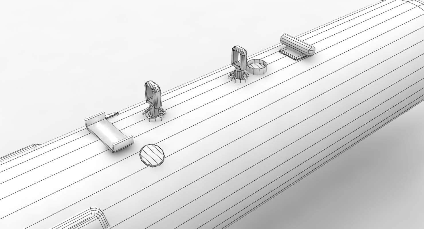 Gun Pod GUV-8700 3D Model by pukamakara