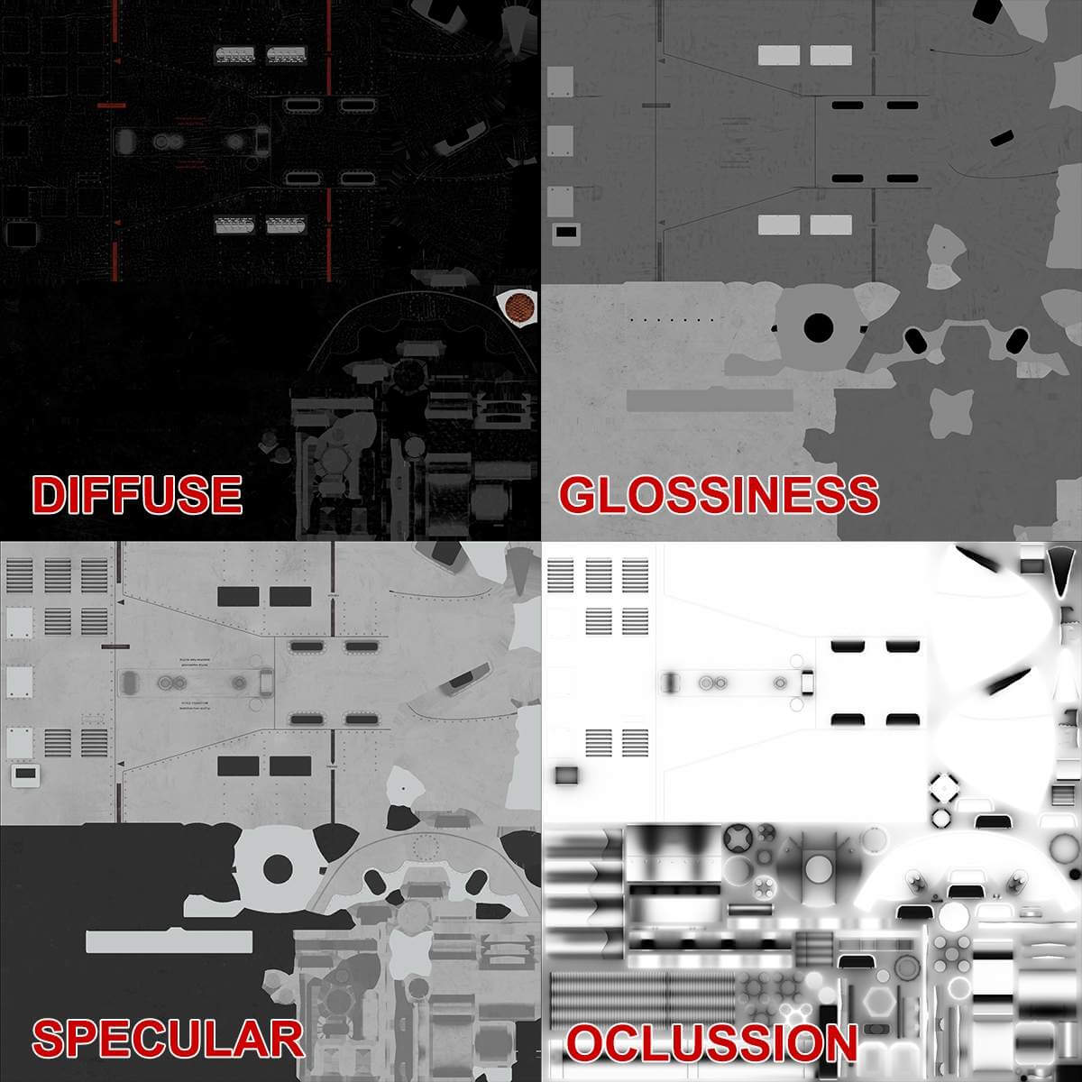 Gun Pod GUV-8700 3D Model by pukamakara