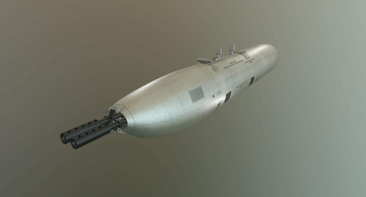 Gun Pod UPK-23-250 3D Model by pukamakara