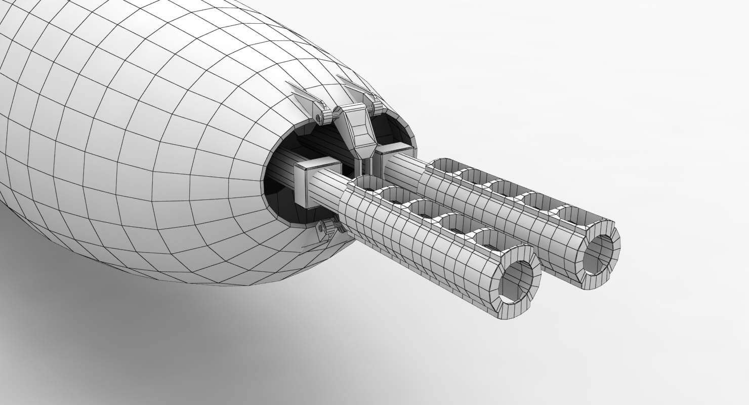 Gun Pod UPK-23-250 3D Model by pukamakara
